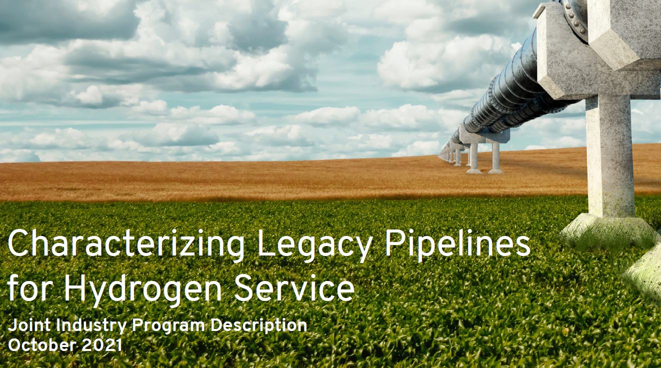 Characterizing Legacy Pipelines for Hydrogen Service - EWI